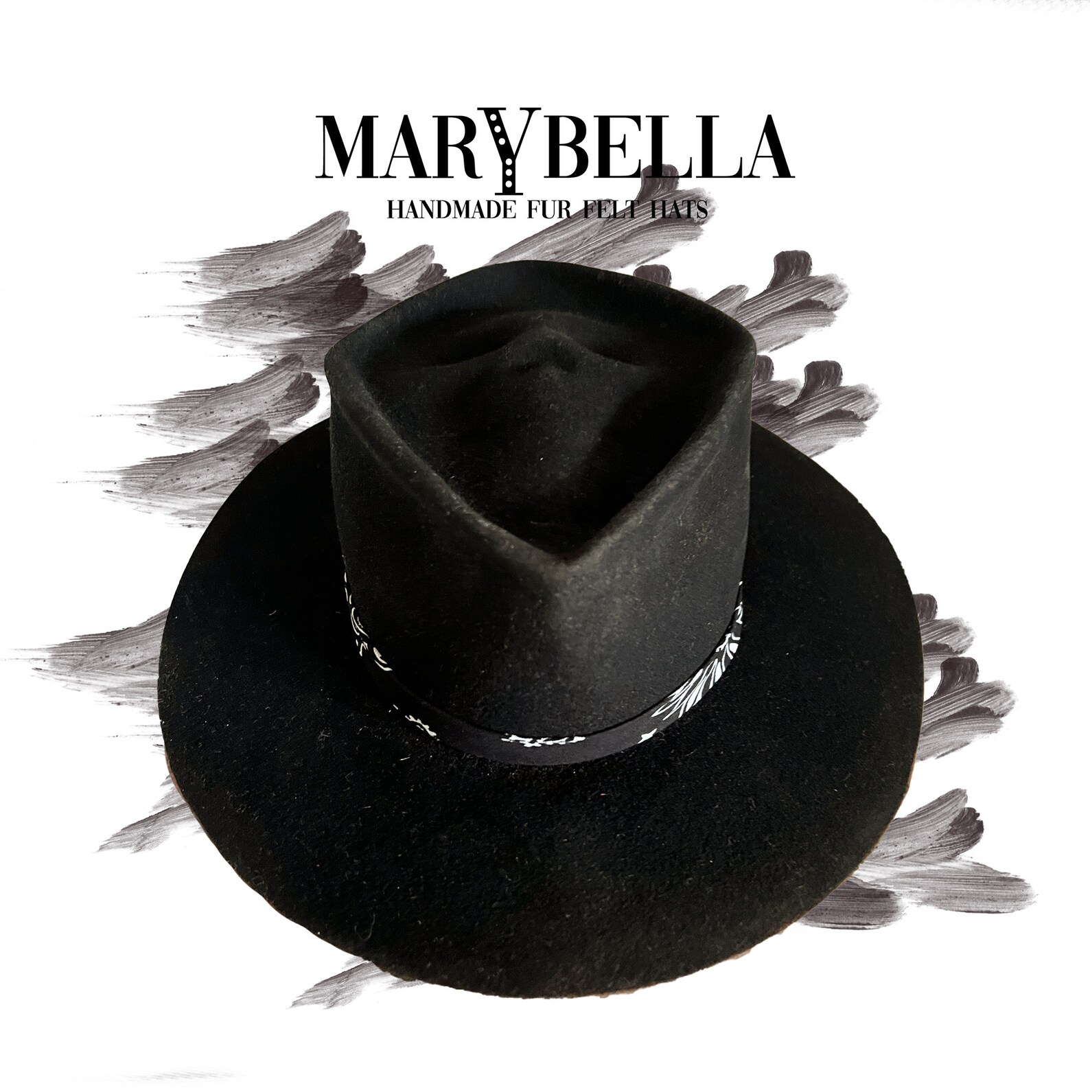 Black Fedora Skull Crown Festival Gothic Vintage Gift for Him or Her ...