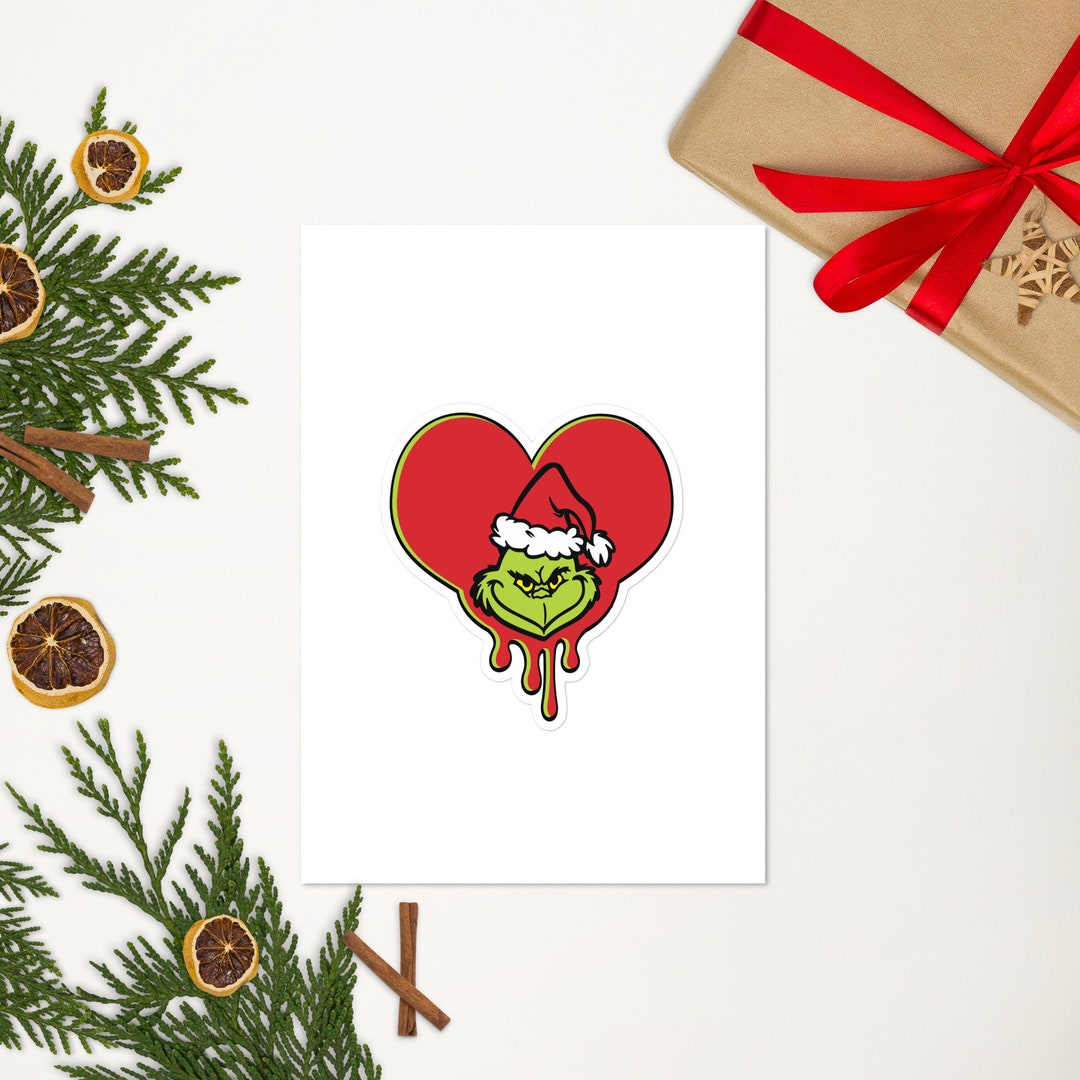 The Grinch Sticker Sheet - Etsy