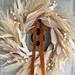 Neutral Fall Corn Husk and Pampas Grass Wreath, Camel Caramel Orange ...