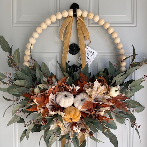 Beaded Wreath - Etsy