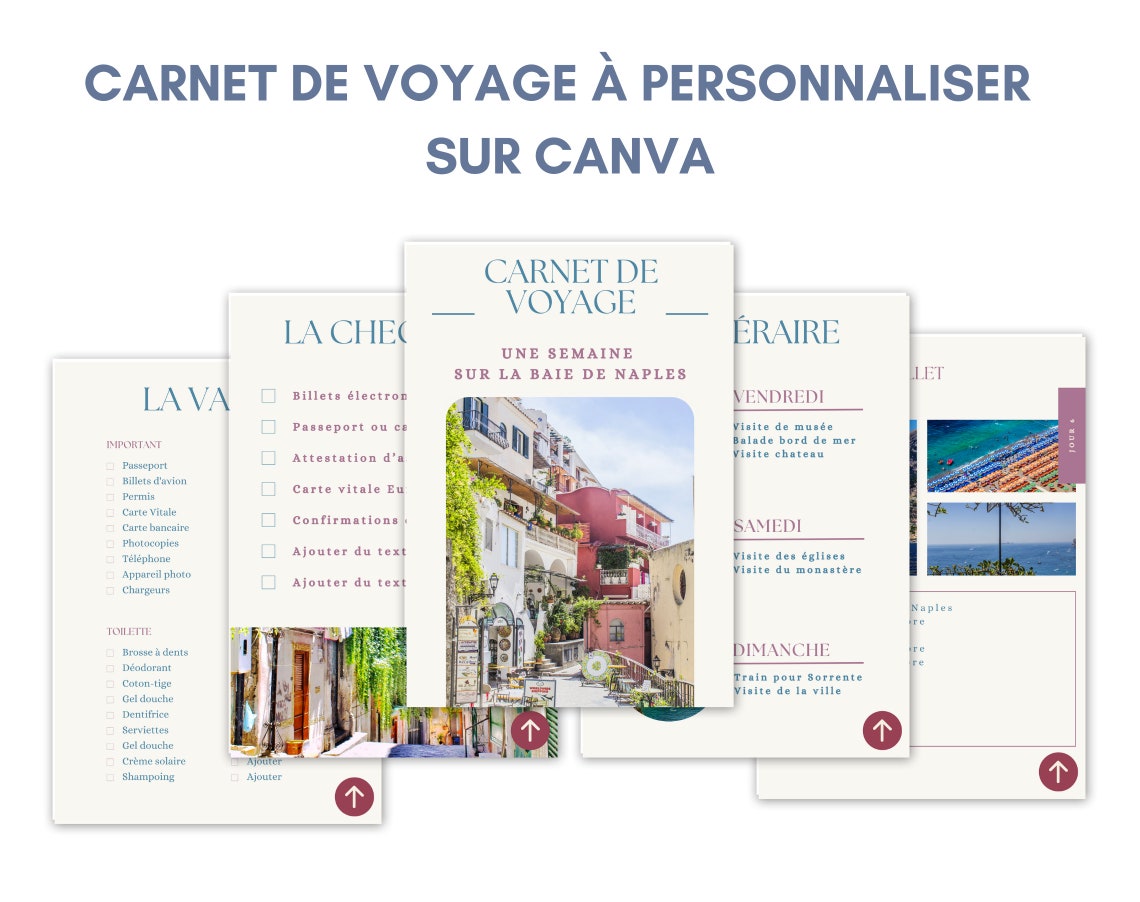 Carnet de voyage numérique - Français - Naples, Italie. Moderne, design ...
