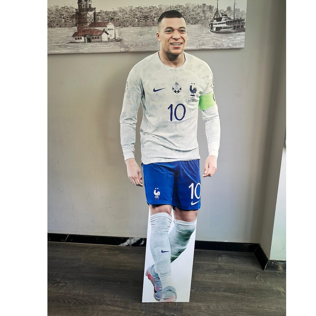 Kylian Mbappé Cutout Plastic Model - Etsy