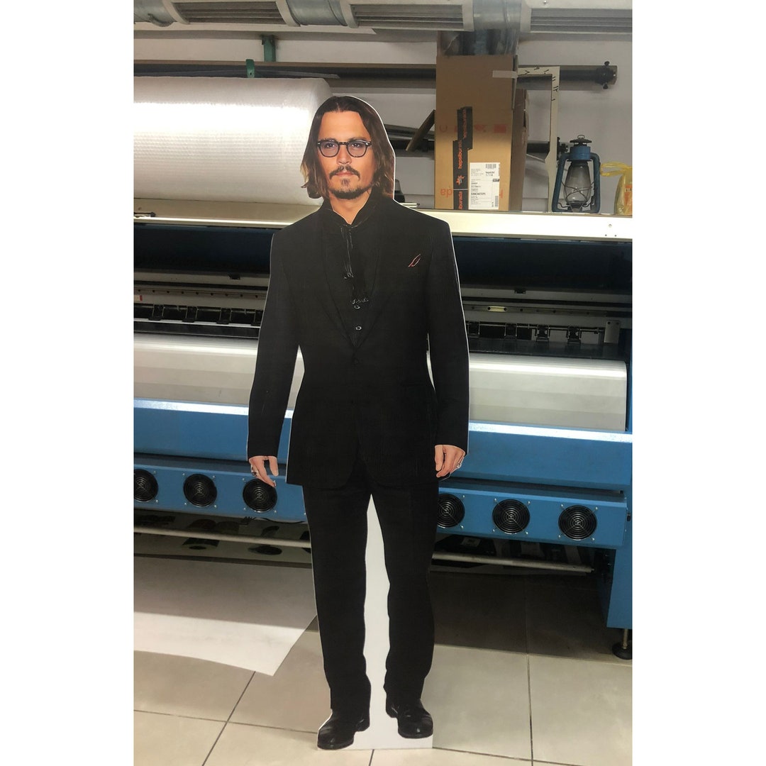 Johnny Deep Cutout Plastic Model, Custom Cutouts, Celebrity Cutouts ...