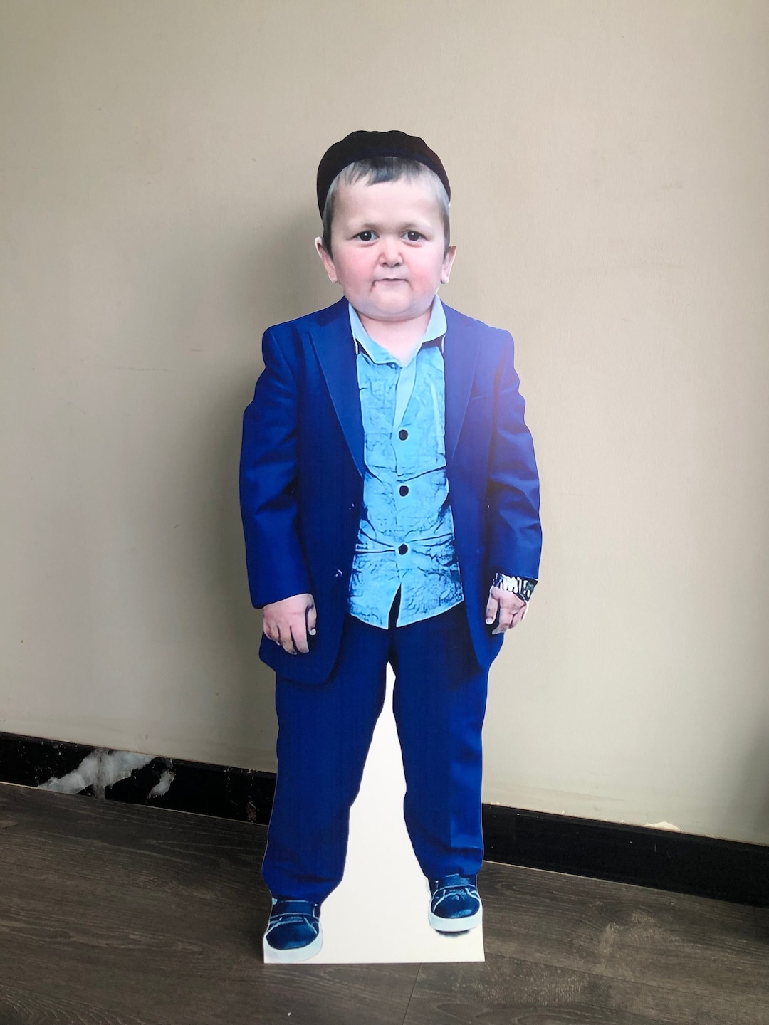 Buy Hasbulla Magomedov Blue Suit Life Size Cutout Plastic Man Online in ...