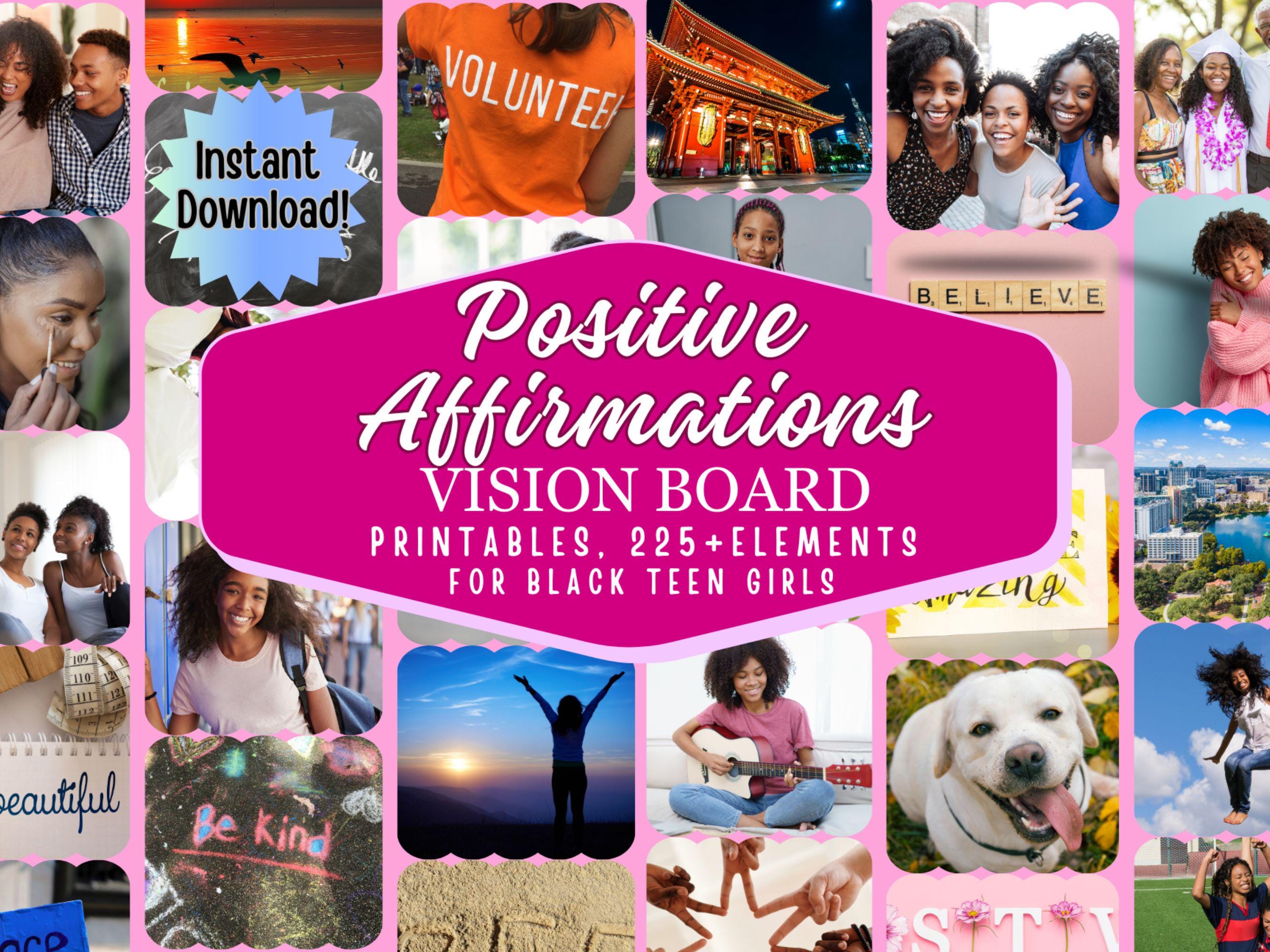 Vision Board Printables for Teen Girls - 225+ Inspiring Images ...