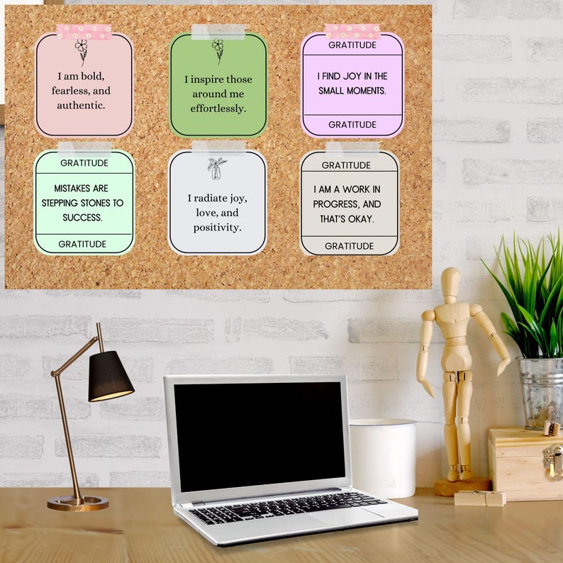 Boost Your Mood: Law of Attraction Cards Set - Printable Gratitude ...