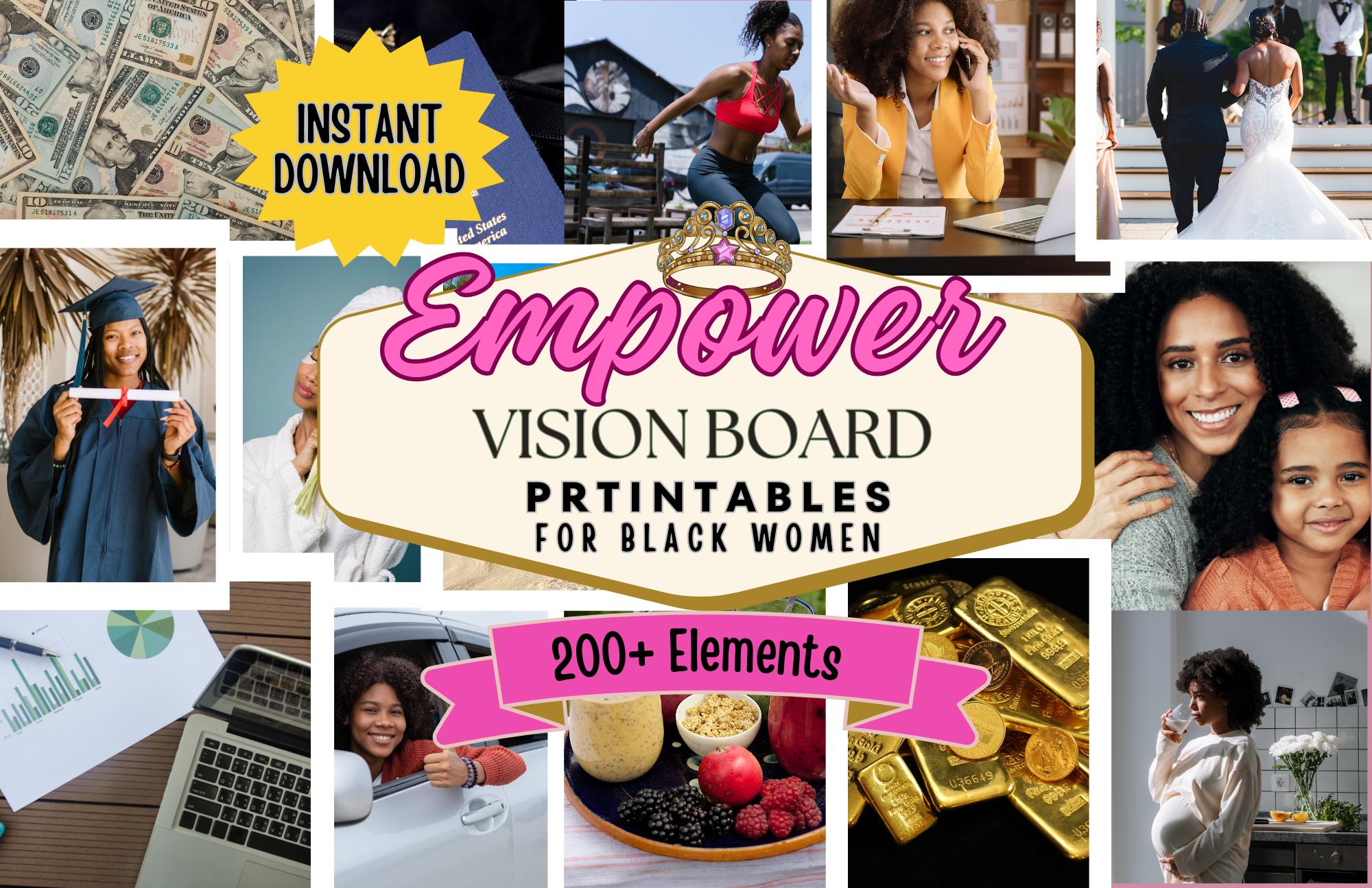 Vision Board Printables for Black Women - 200+ Inspiring Pictures ...