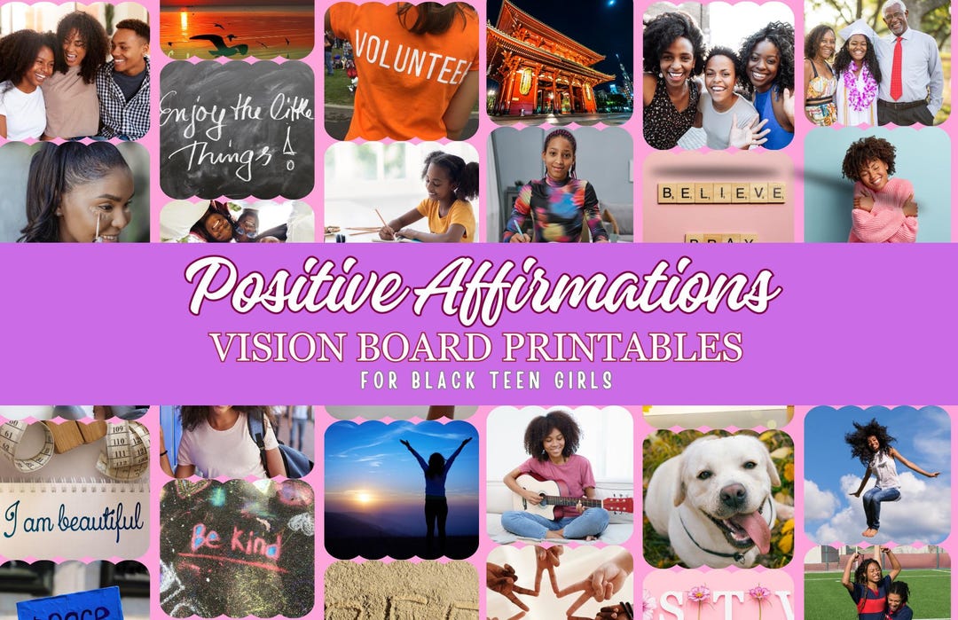 Vision Board Printables for Teen Girls - 225+ Inspiring Images ...