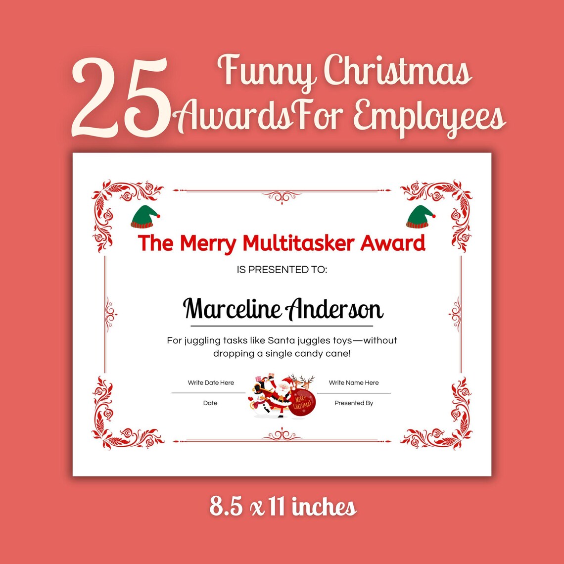 25 Funny Christmas Awards for Employees, Staff Appreciation Team ...