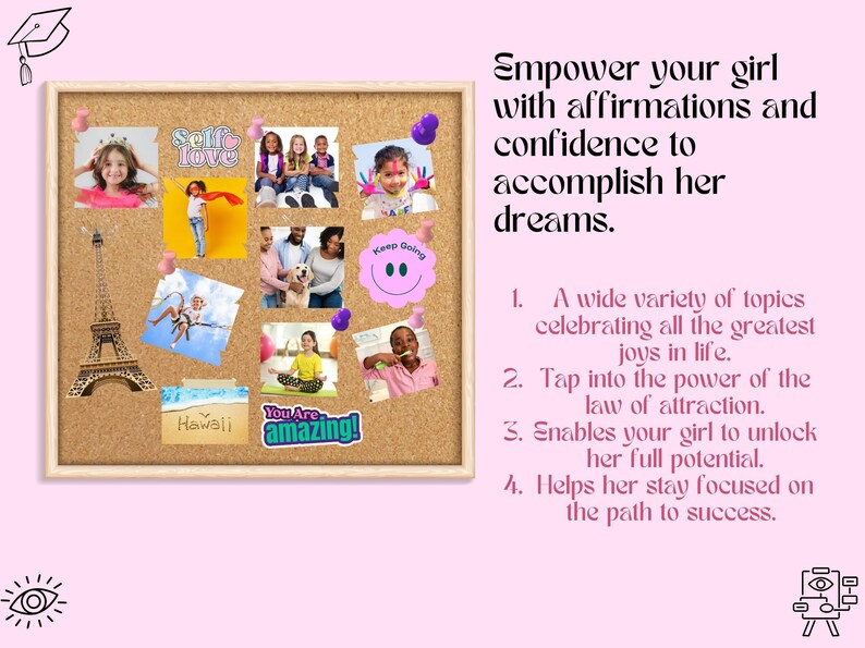 Vision Board Printables for Girls - 250+ Inspiring Images, Positive ...