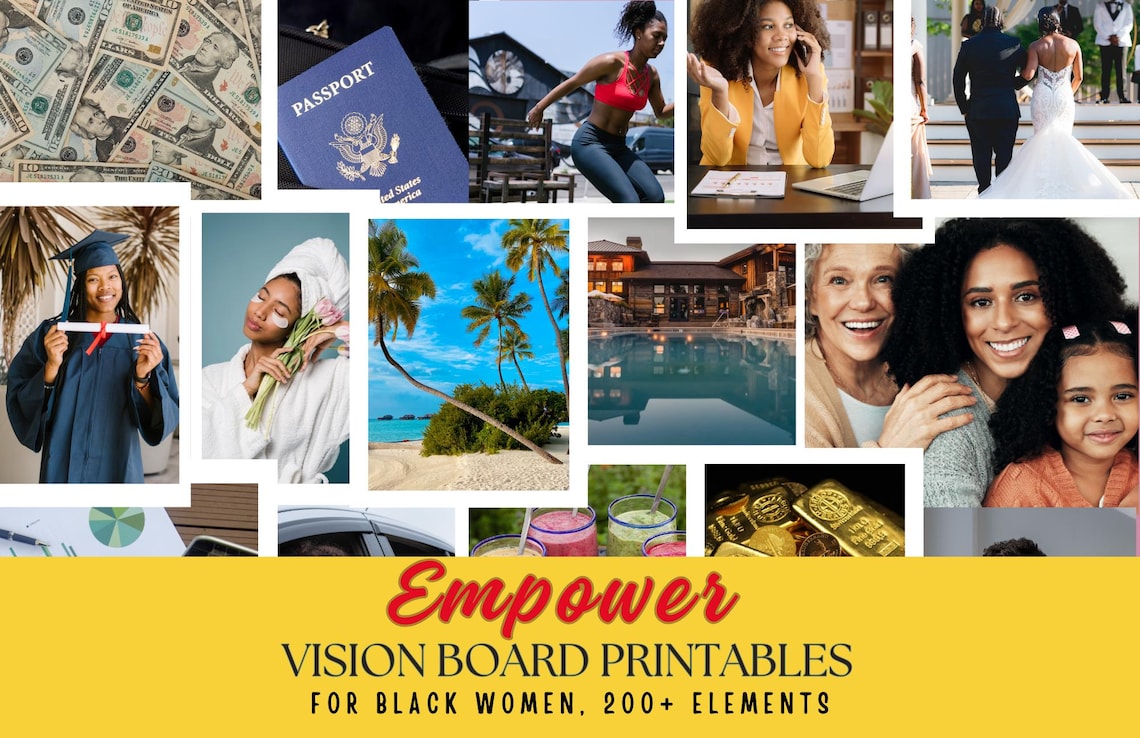 Vision Board Printables for Black Women - 200+ Inspiring Pictures ...
