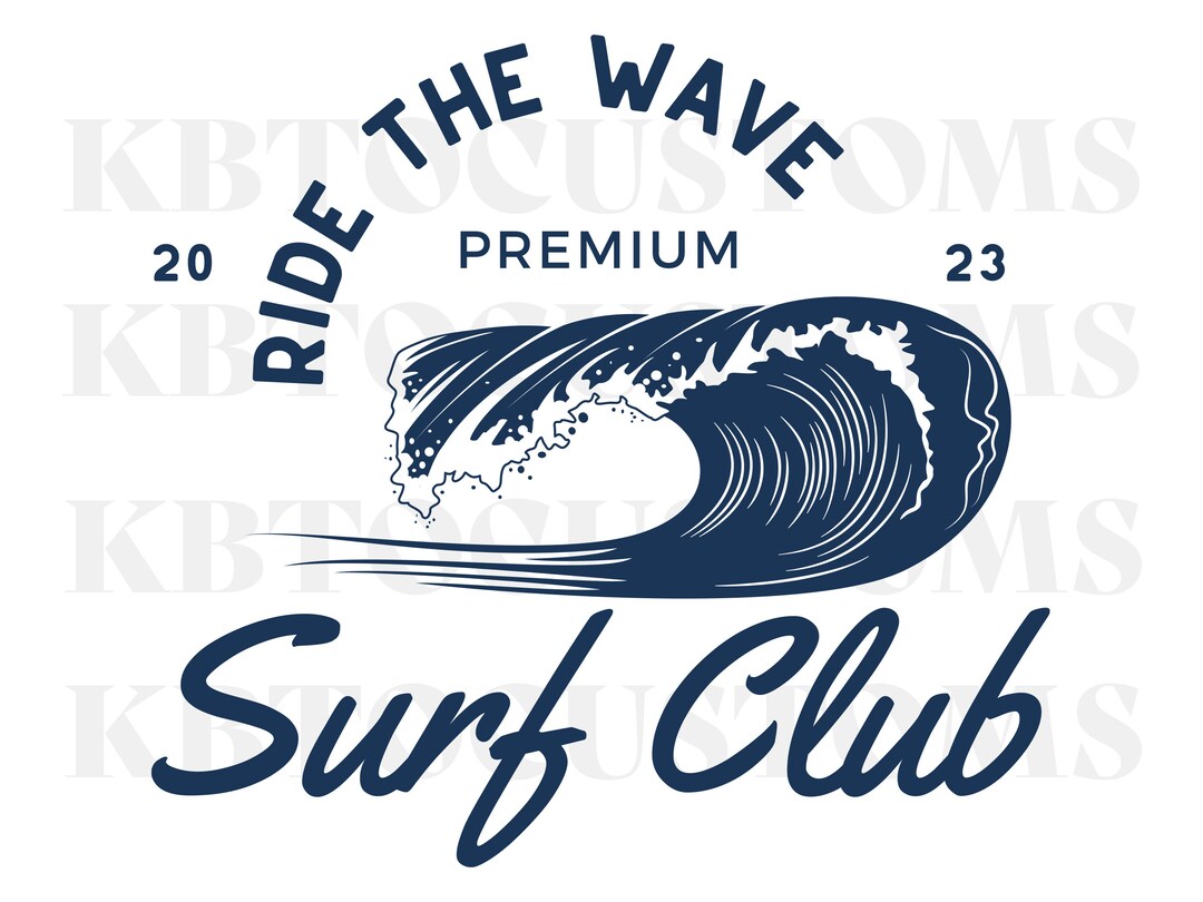 Surf Club PNG SVG Sublimation DTF Prints - Etsy