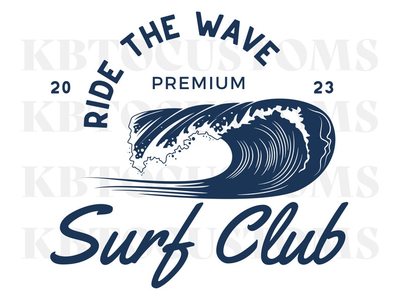 Surf Club PNG SVG Sublimation DTF Prints - Etsy