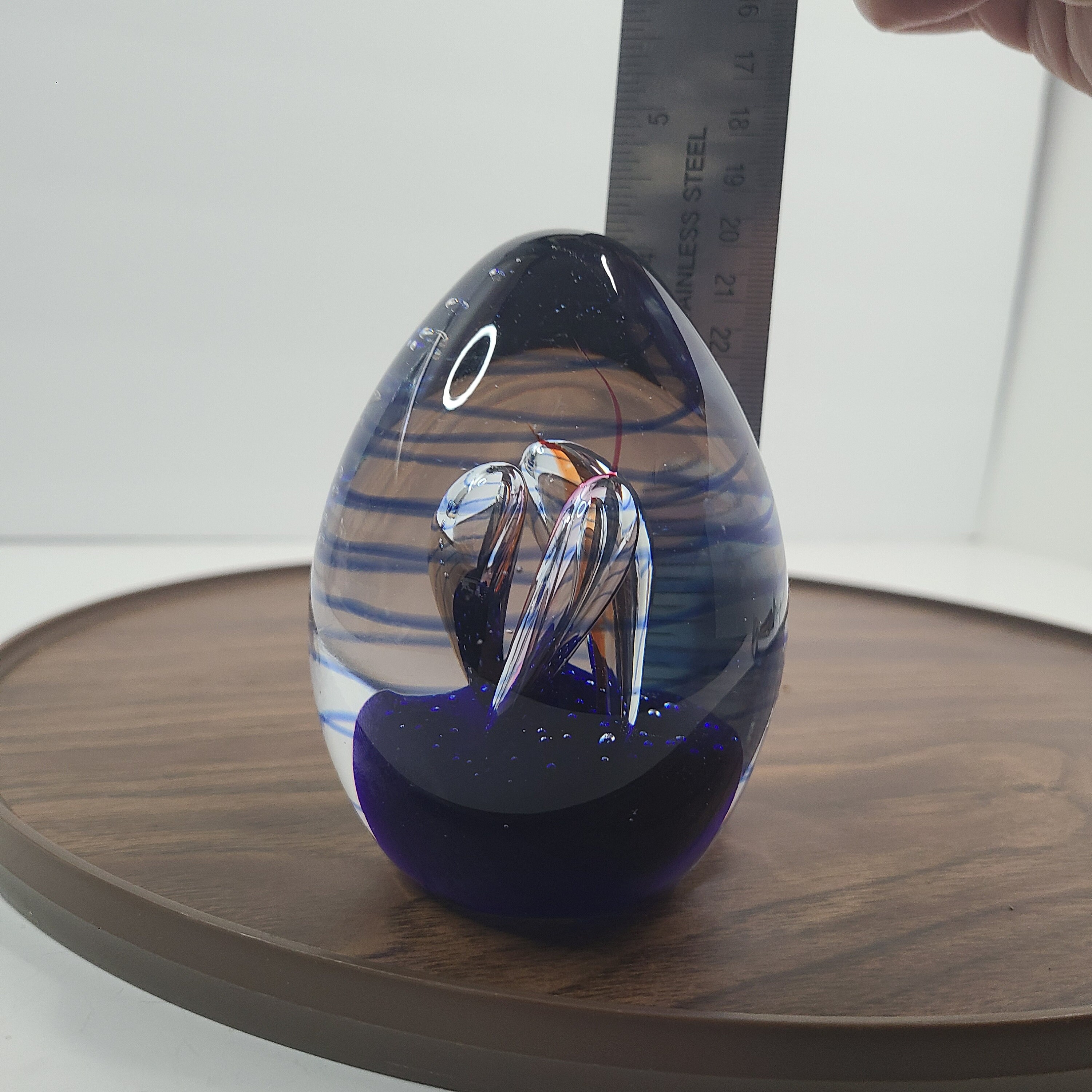 Vintage Art Glass Paperweight Dynasty Gallery Heirloom - Etsy