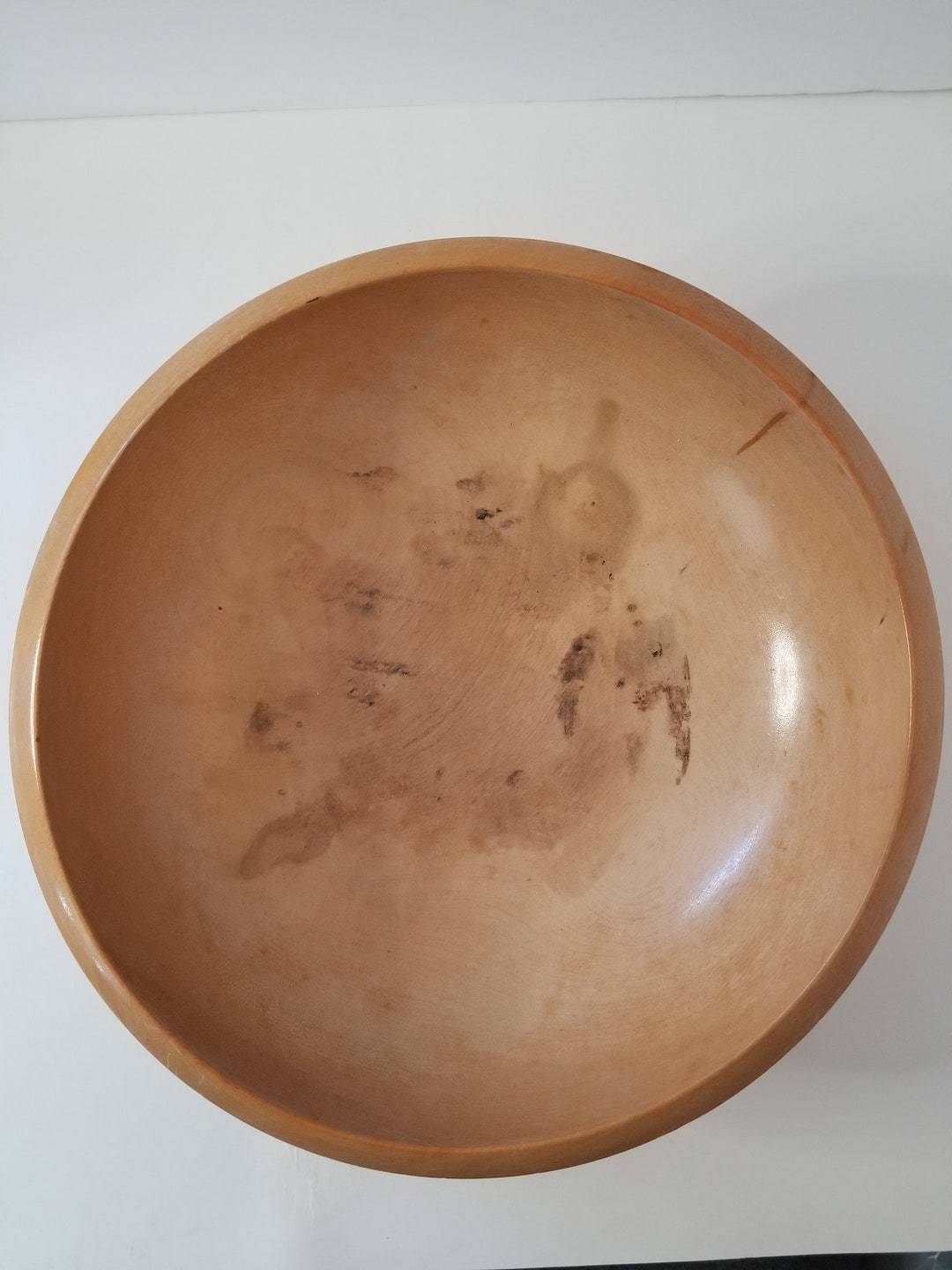 Vintage Wooden Fruit Bowl, Mid Century Woodpecker Woodware, Made in ...