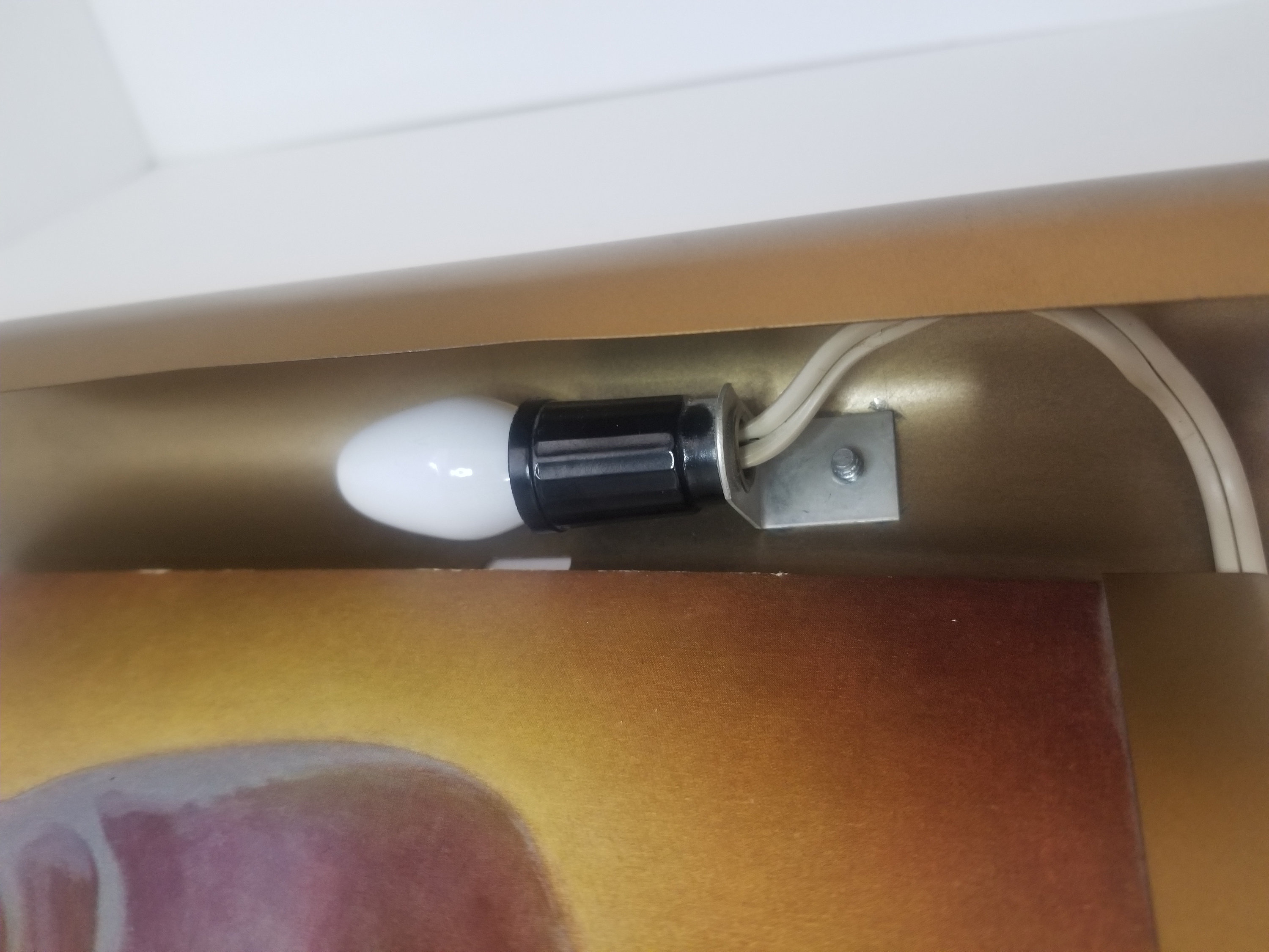 Vintage Virgin Mary Funeral Lamp 1948 Warner Sallman - Etsy