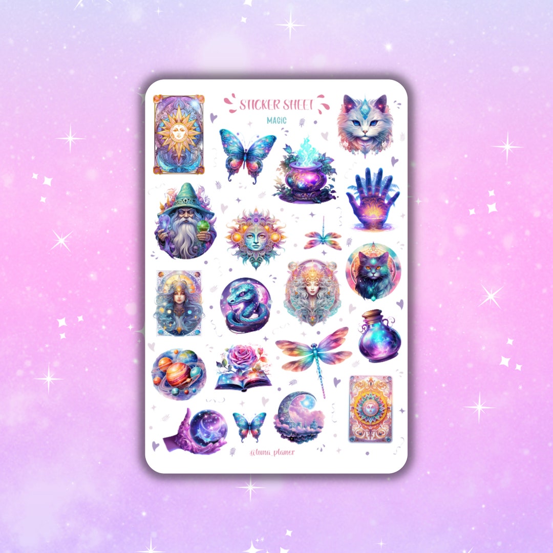Sticker Sheet MAGIC Scrapbooking Stickers Bullet Journal Stickers ...