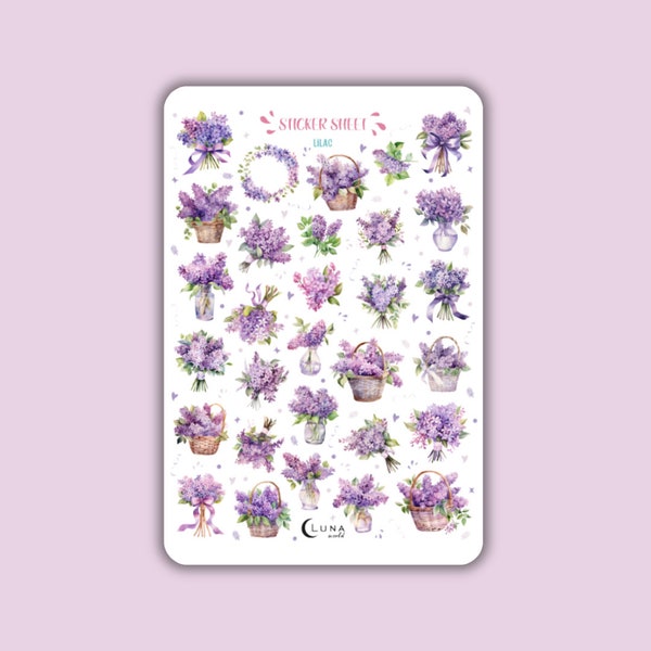 Flower Stickers - Etsy