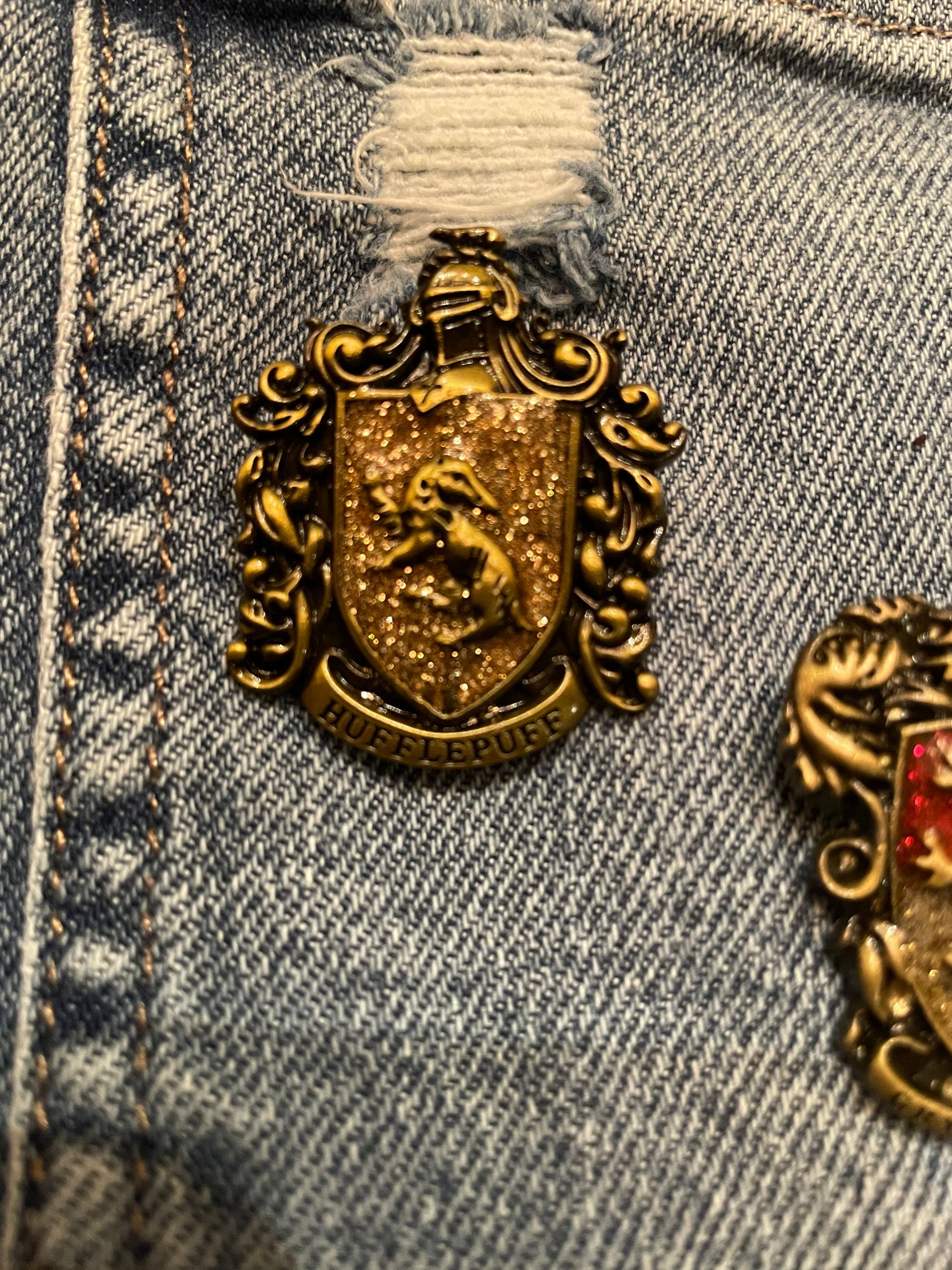 Harry Potter Student Badge Pins. Hogwarts House Pins Harry Potter Pins. Wizarding World of Harry ...