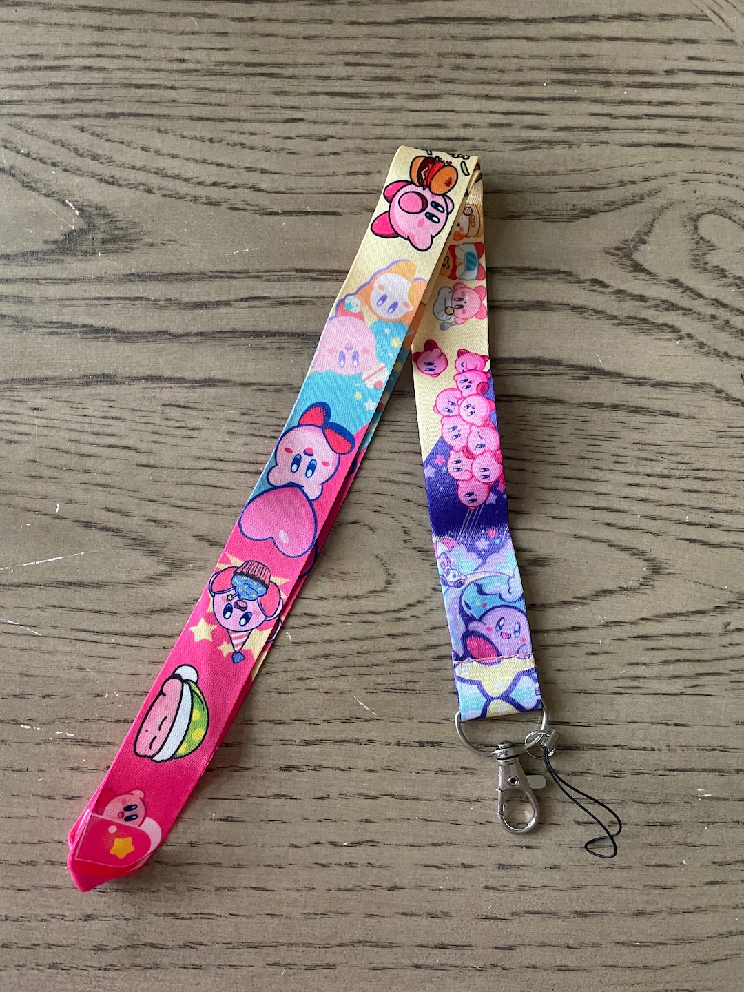 Kirby Lanyard. Cute Lanyards - Etsy
