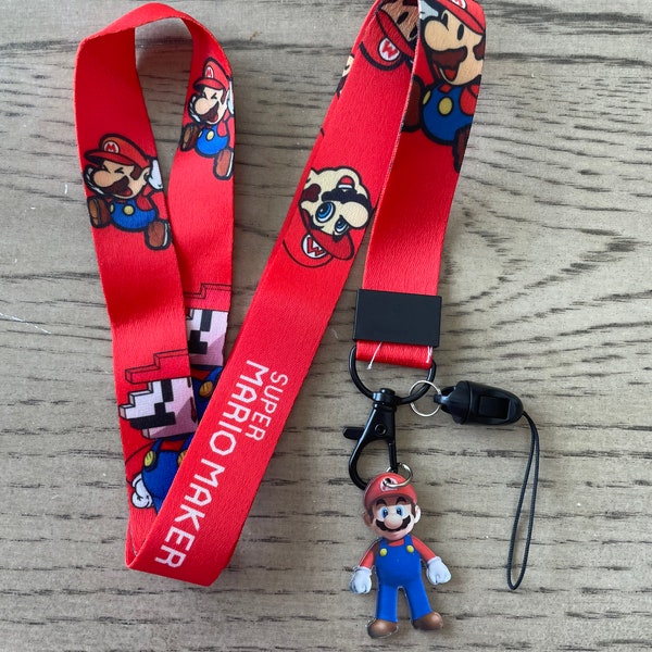Super Mario Key Chain - Etsy