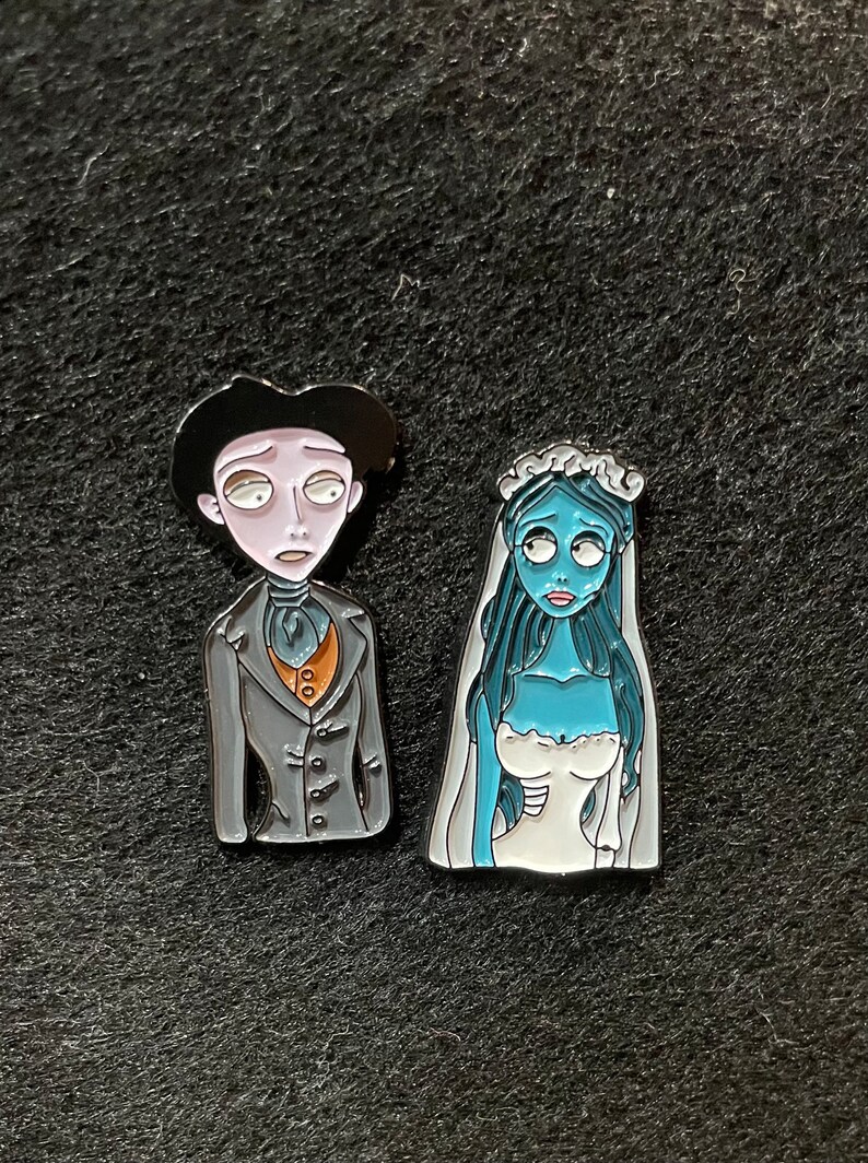 Corpse Bride Enamel Pin Emily the Corps Pin Victor Van Dort - Etsy