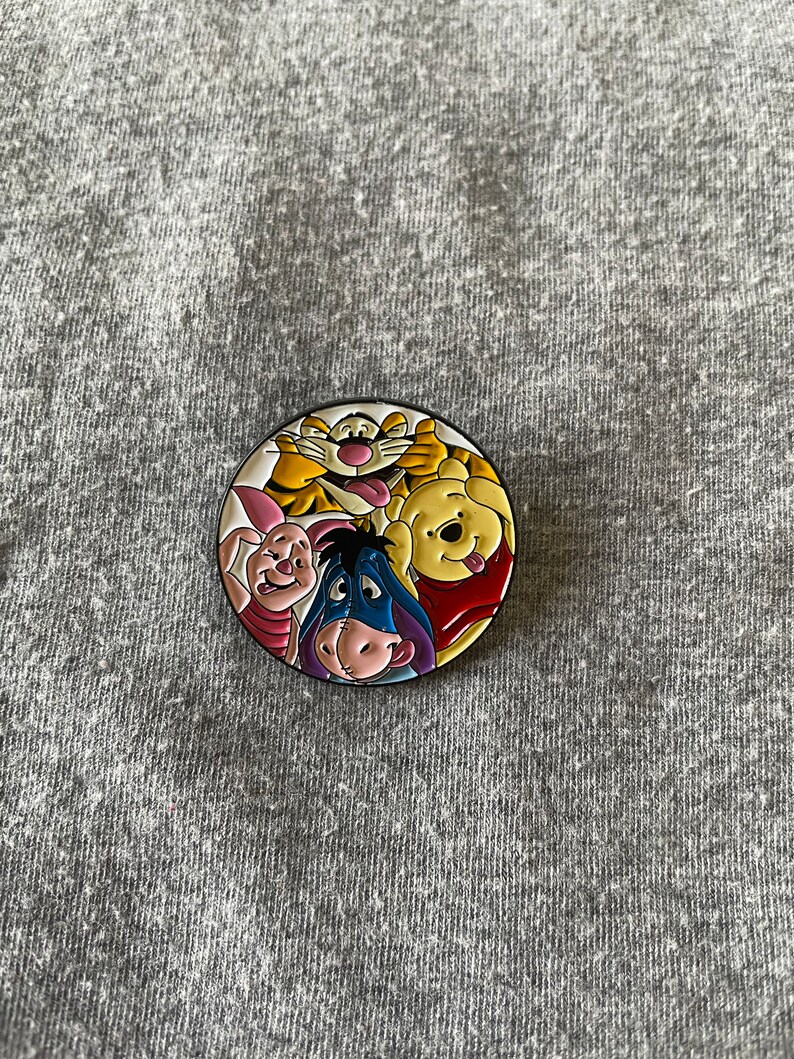 Winnie the Pooh and Friends Enamel Pins. - Etsy