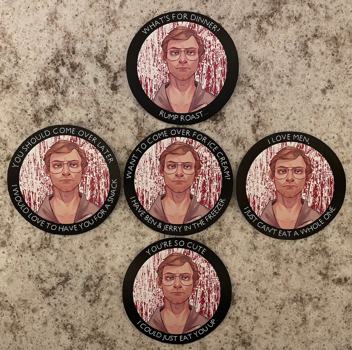 Jeffrey Dahmer Sticker American Serial Killer Sticker Party - Etsy