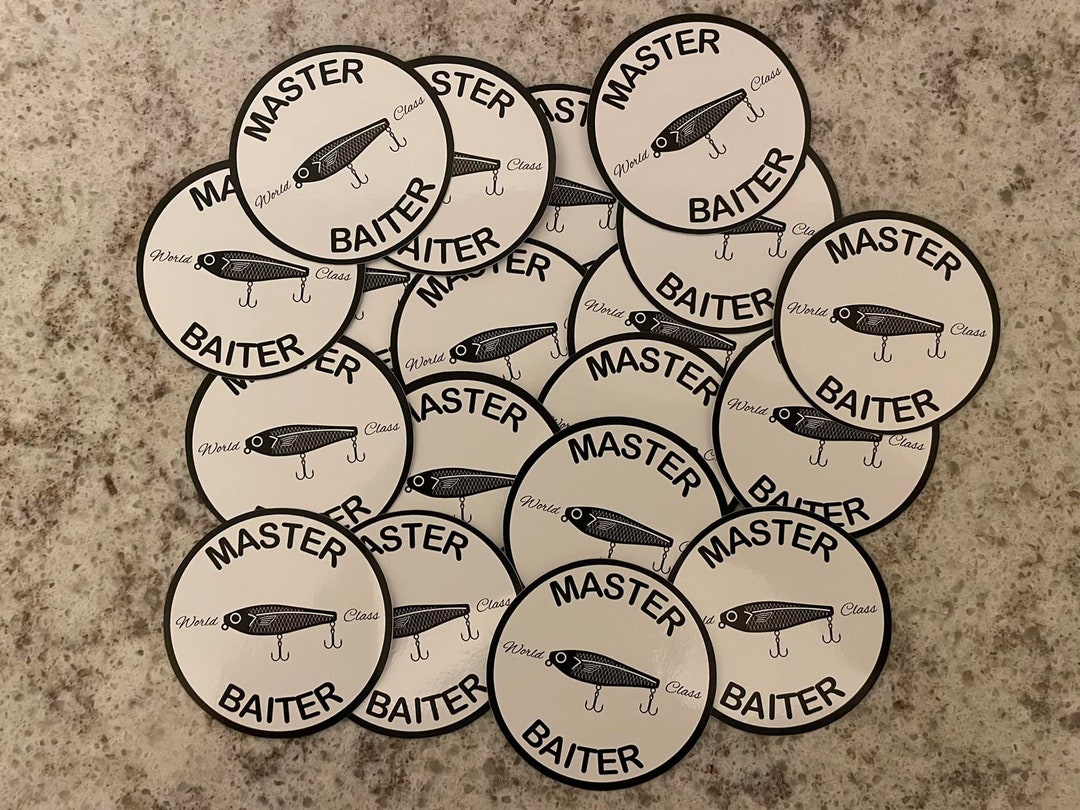 World Class Mater Baiter Decal, Fishing Sticker, Tackle Box Sticker - Etsy