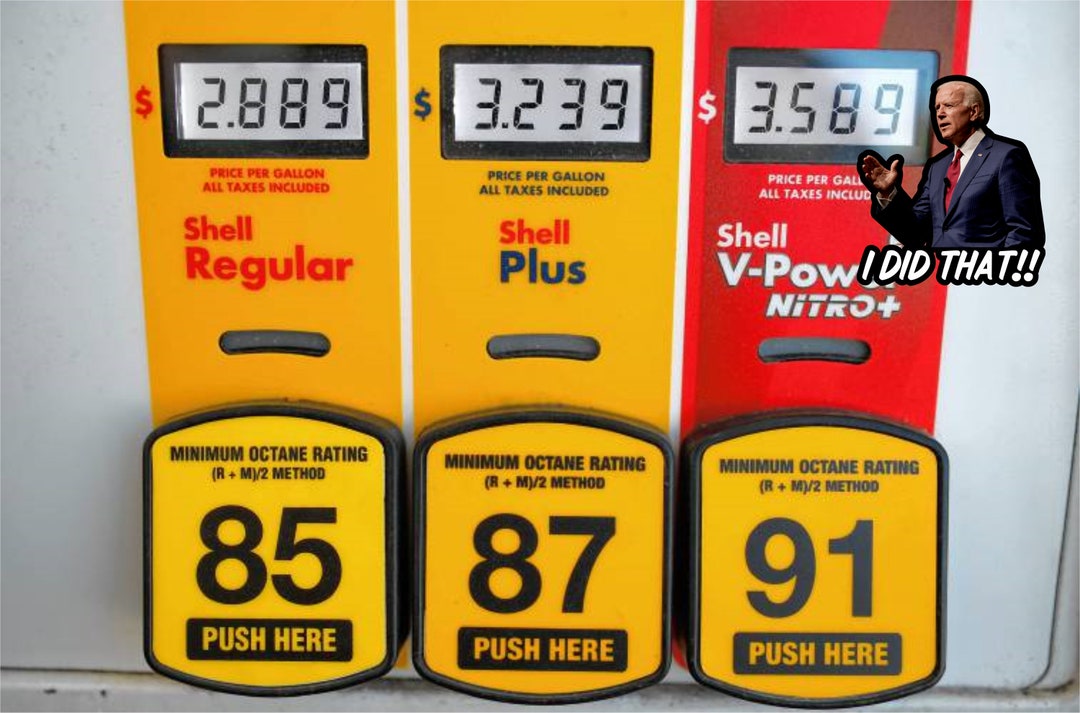 Joe Biden "i Did That" Gas Pump Stickers - Etsy