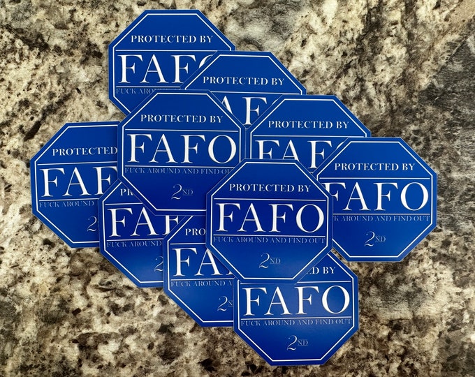 American Flag FAFO Decal - Etsy