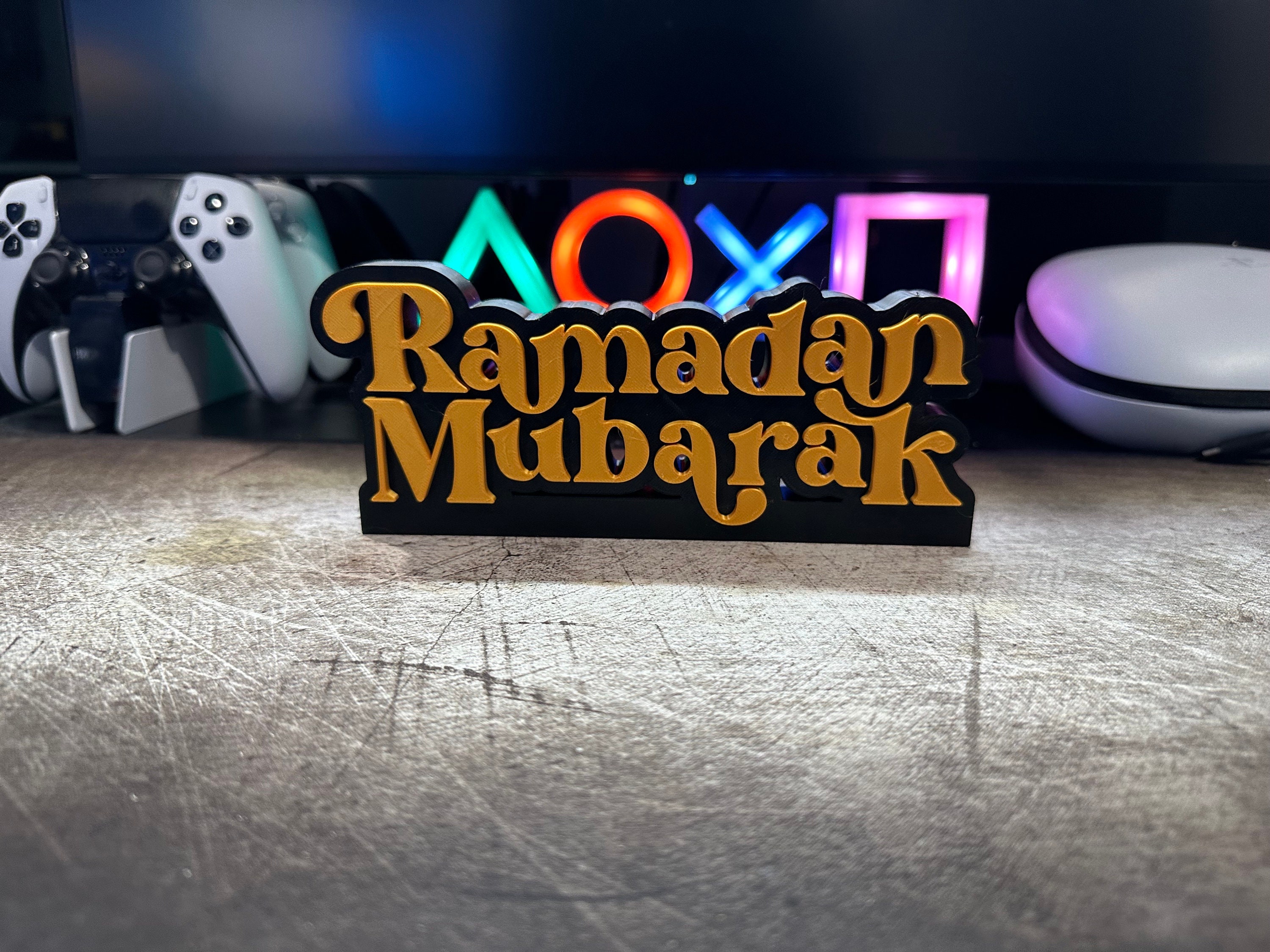 Personalized 3D Printed Ramadan Mubarak Sign - Islamic Home Decor - Etsy