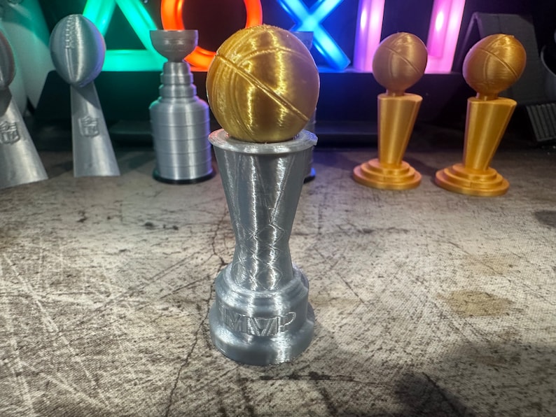Mini 3D Printed NBA Finals MVP Trophy Replica 2 Pack 2.5 - Etsy UK
