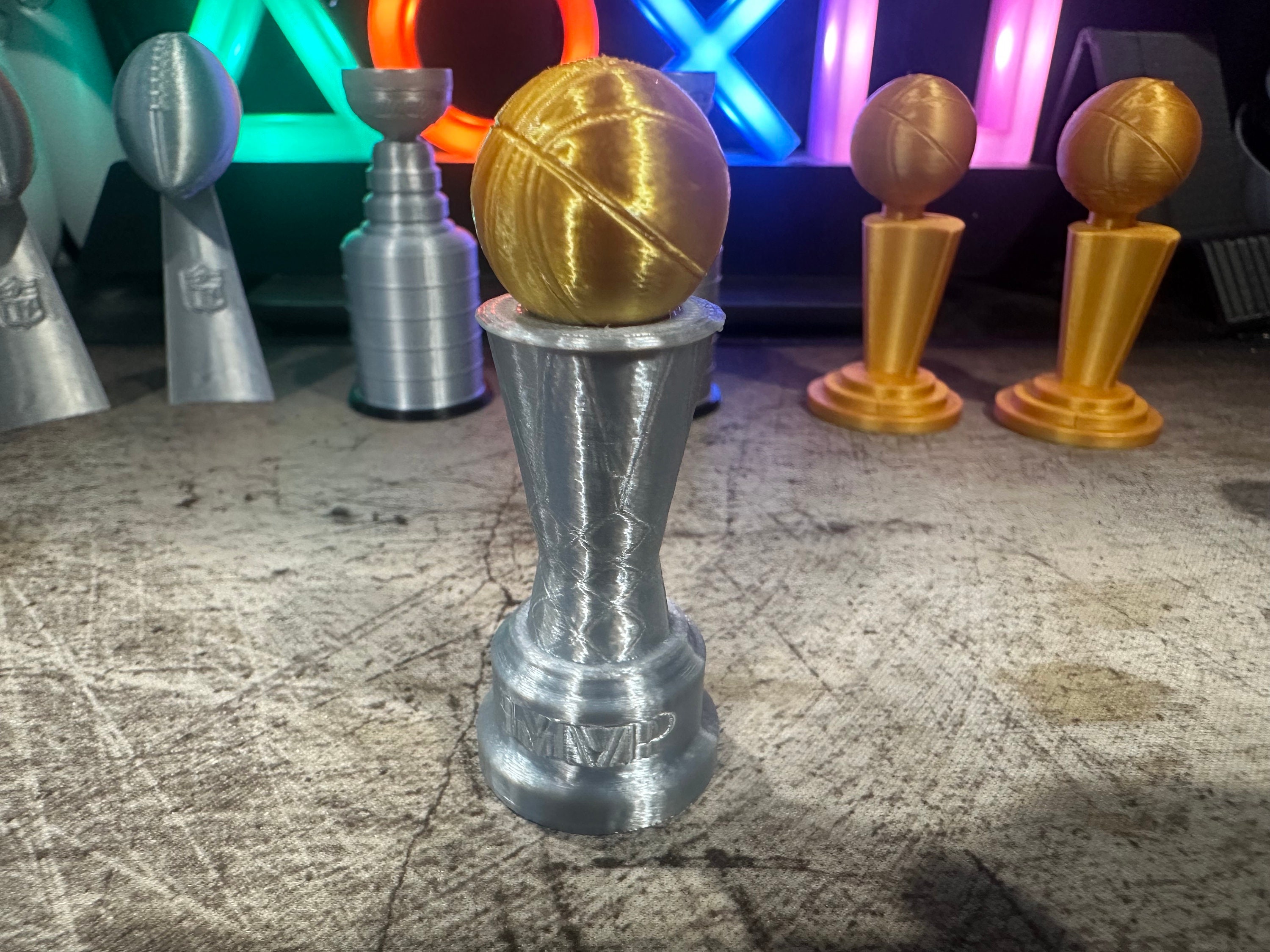 Mini 3D Printed NBA Finals MVP Trophy Replica 2 Pack 2.5 - Etsy UK