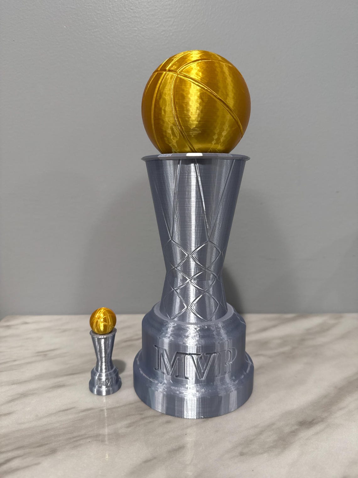 3D Printed NBA Finals MVP Trophy Replica - 6 Inch and 10 Inches - Etsy