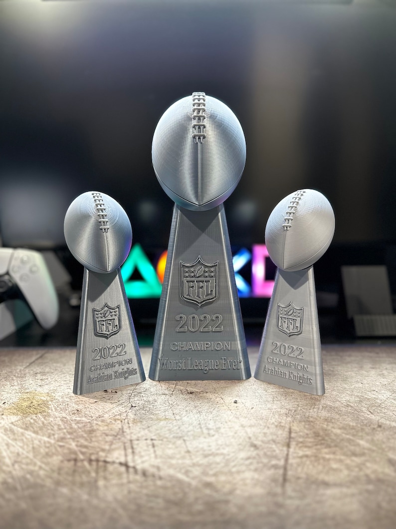 Fantasy Football Trophy Inspired by Lombardi Trophy Replica - Etsy