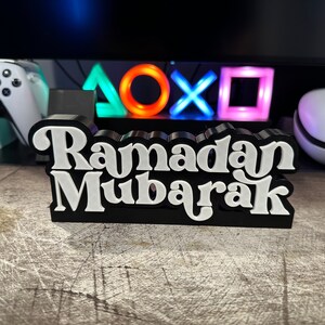 Personalized 3D Printed Ramadan Mubarak Sign - Islamic Home Decor - Etsy