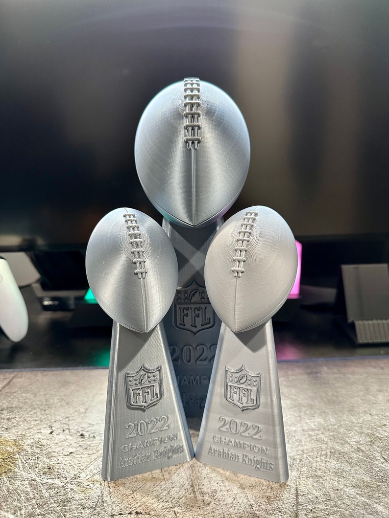 Fantasy Football Trophy Inspired by Lombardi Trophy Replica - Etsy