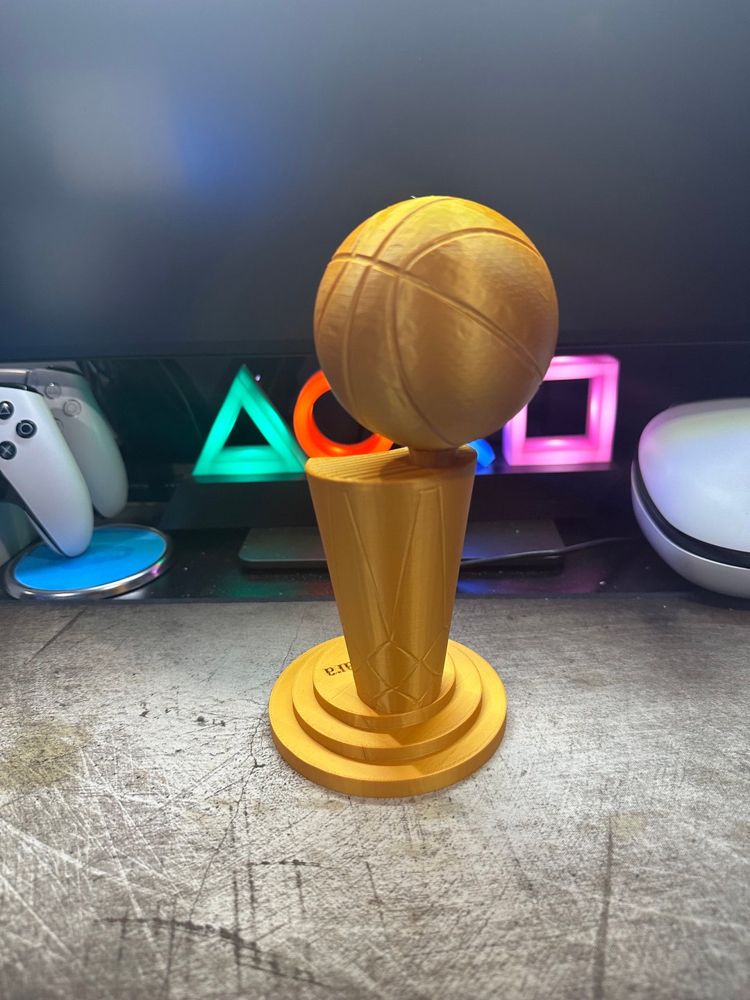 Customizable 3D Printed Larry O'brien Inspired Fantasy Trophy for Your ...
