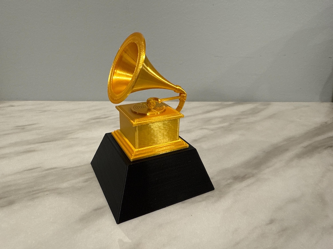 3D Printed Grammy Award Replica 4.5 Inches - Etsy