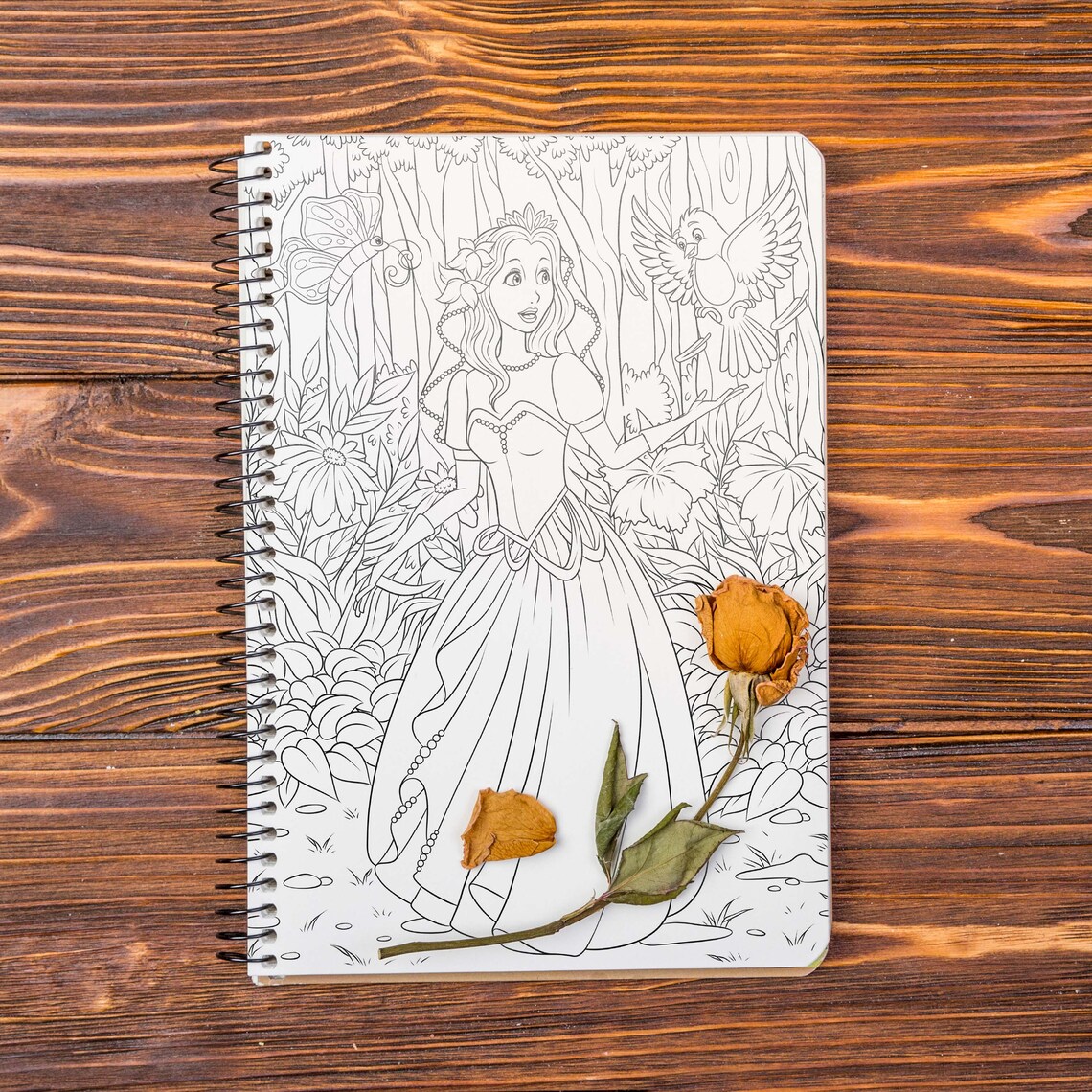 Fairy and Forest Friends Coloring Page | Printable Coloring Page ...