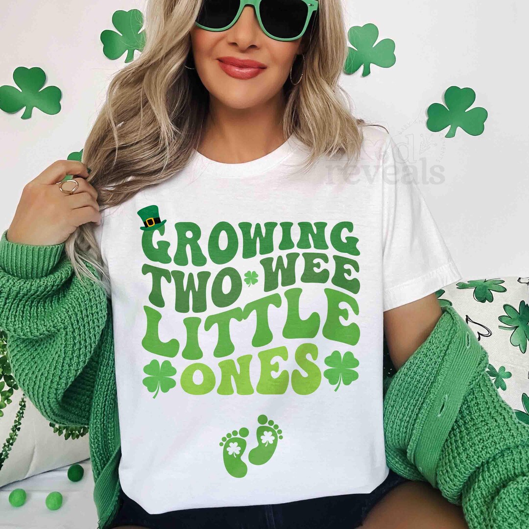 Twins St Patricks Day St Pattys Saint Paddys Extra Lucky Pregnancy ...