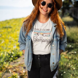 Girls Gone Glamping Shirt Glamping Gift for Mom Girls Camping Trip T ...