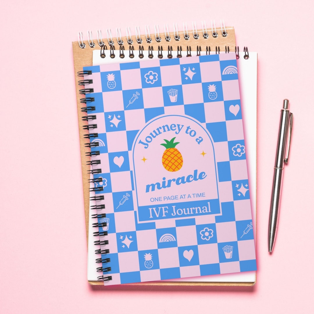 Retro IVF Journal Gift for Friend Trying to Conceive in Vitro Fertility ...