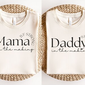 Couples IVF Transfer Day Shirts Mama in the Making Tshirt IVF Strong ...