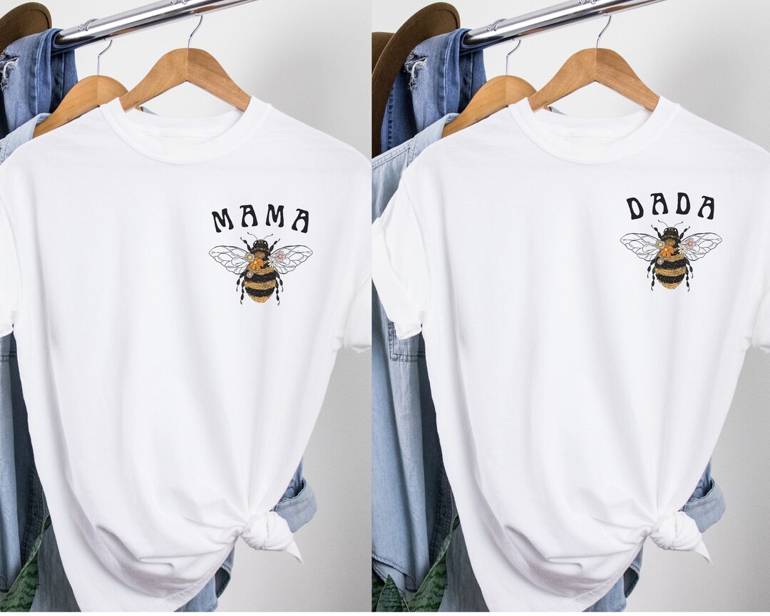 Mama Bee Dada Bee Shirts Birthday Party Mama to Bee Baby Shower Bumble ...