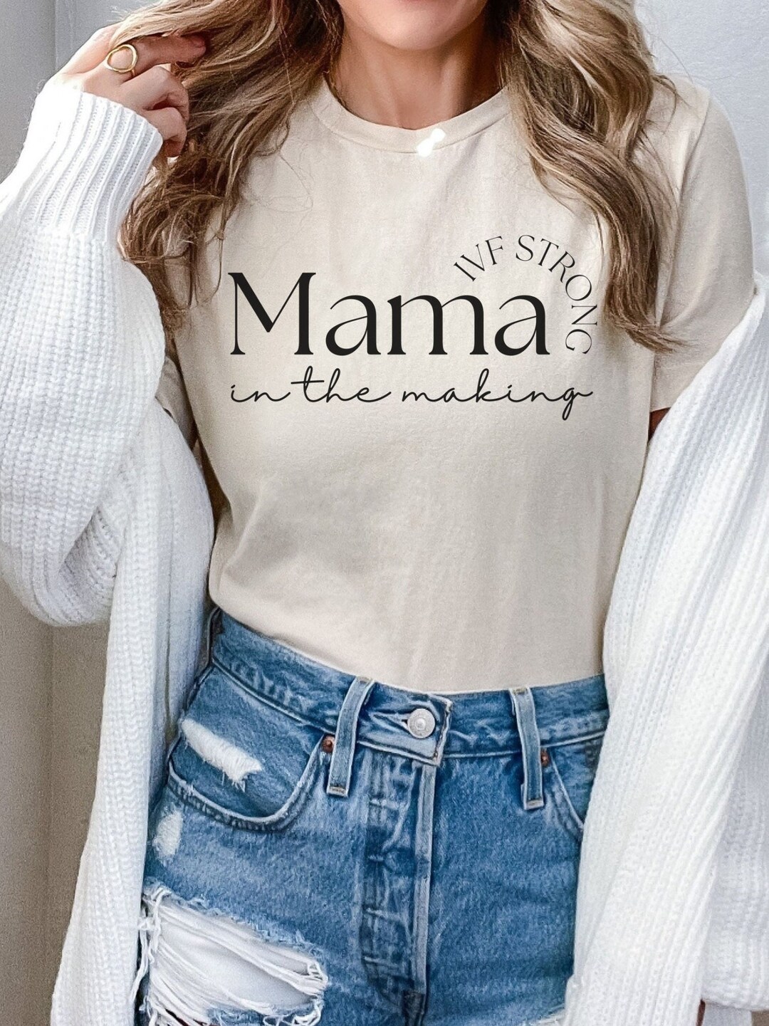 IVF Shirt IVF Mama in the Making Shirt Infertility T-shirt Ivf Transfer ...