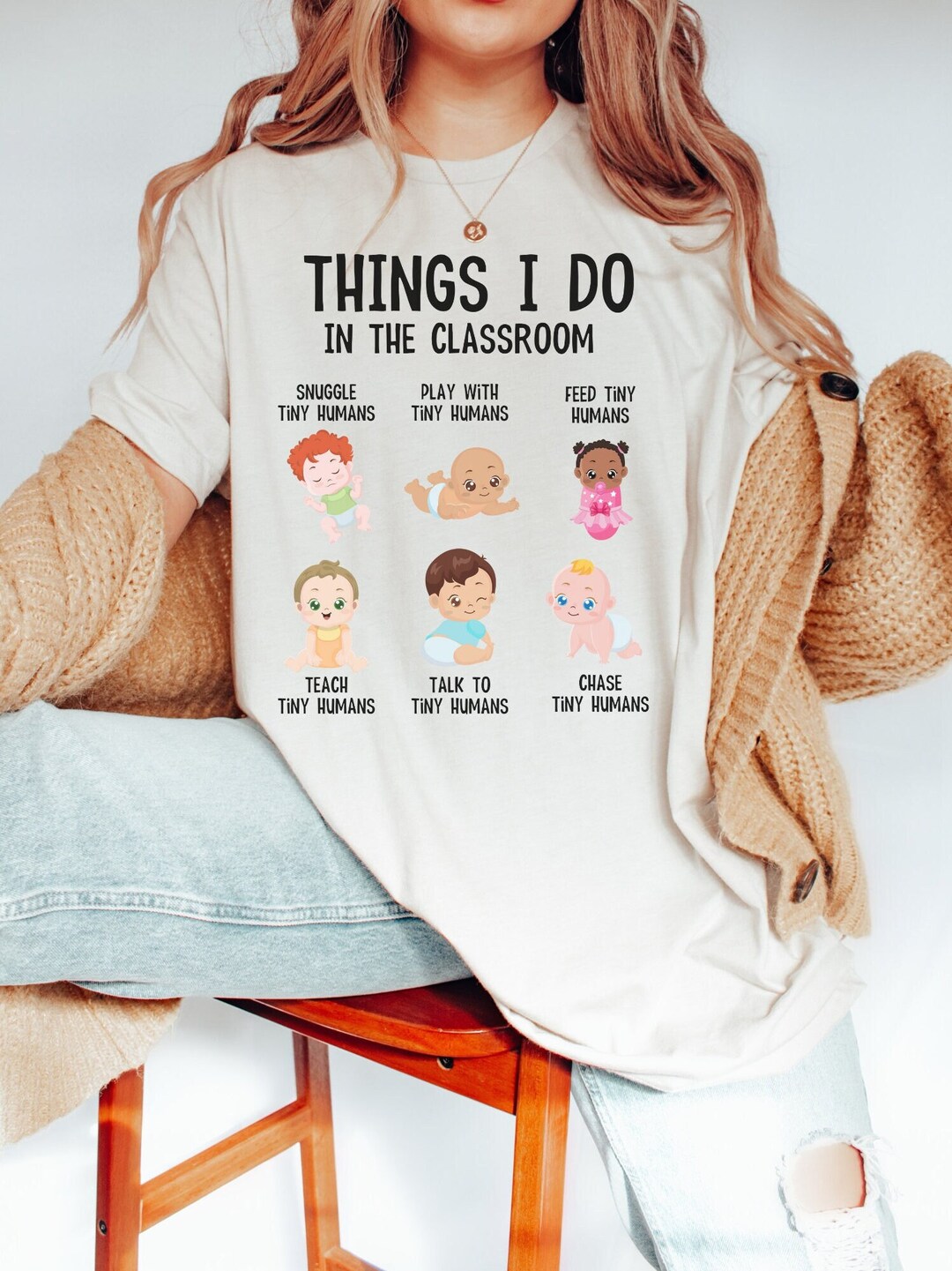 Funny Daycare Teacher Shirt, Preschool Teacher T-shirt, Toddler Teacher ...