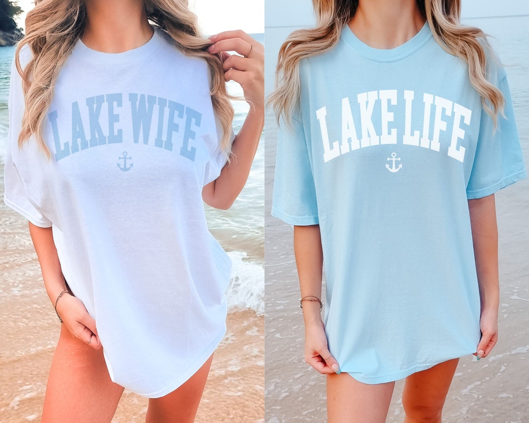 Lake Bachelorette Party Shirts Comfort Colors Lake Wife Lake Life T ...