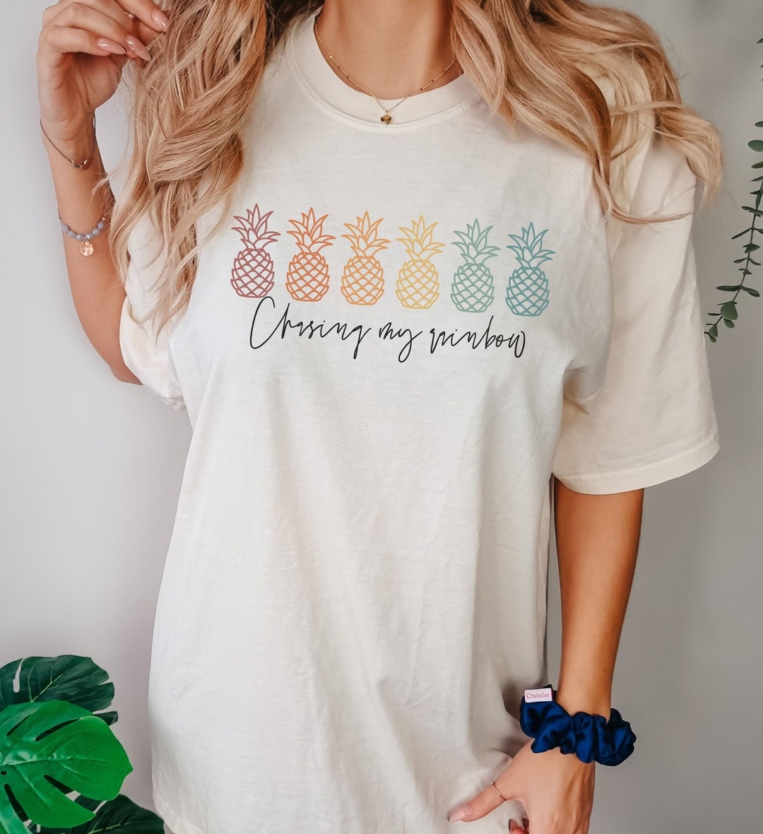 IVF Shirt IVF Chasing My Rainbow Pineapple Infertility T-shirt Ivf ...